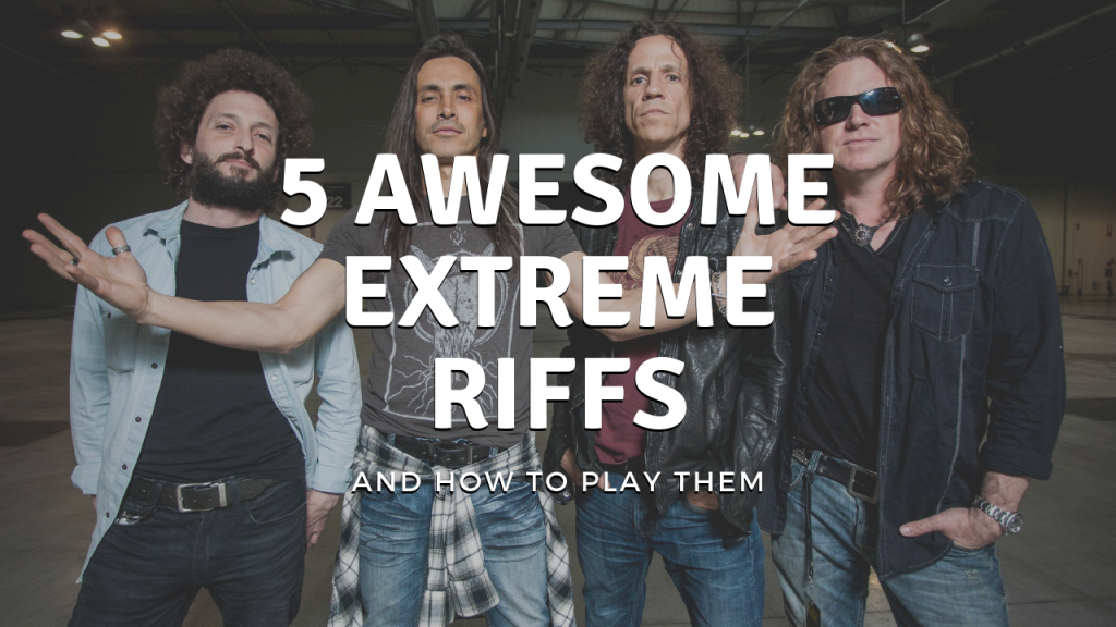 5 AWESOME Extreme Guitar Riffs and how to play them! – mastertheguitar ...